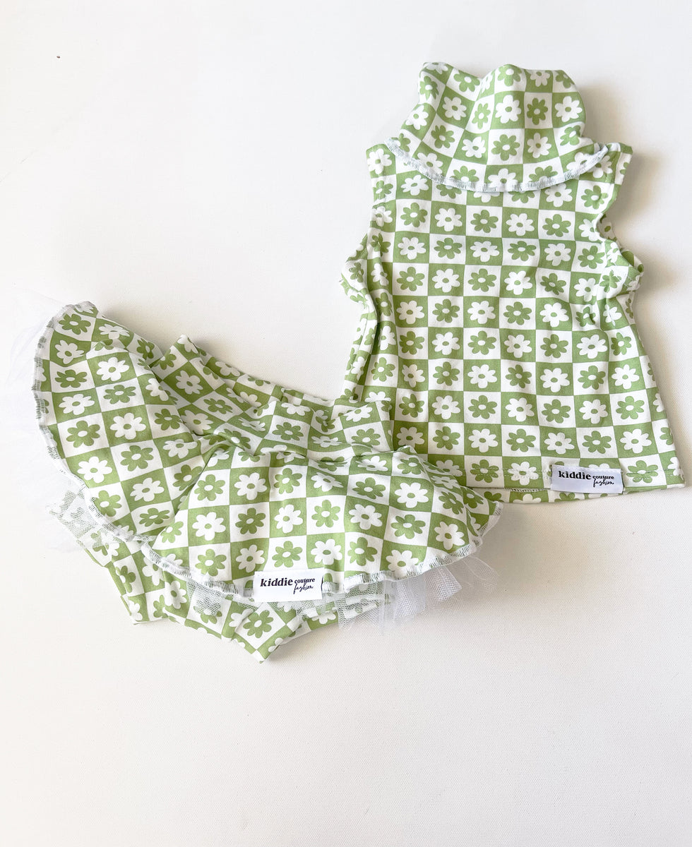 Sage Green turtle neck top • Tutu Skirted Bummies – Kiddie Couture ...